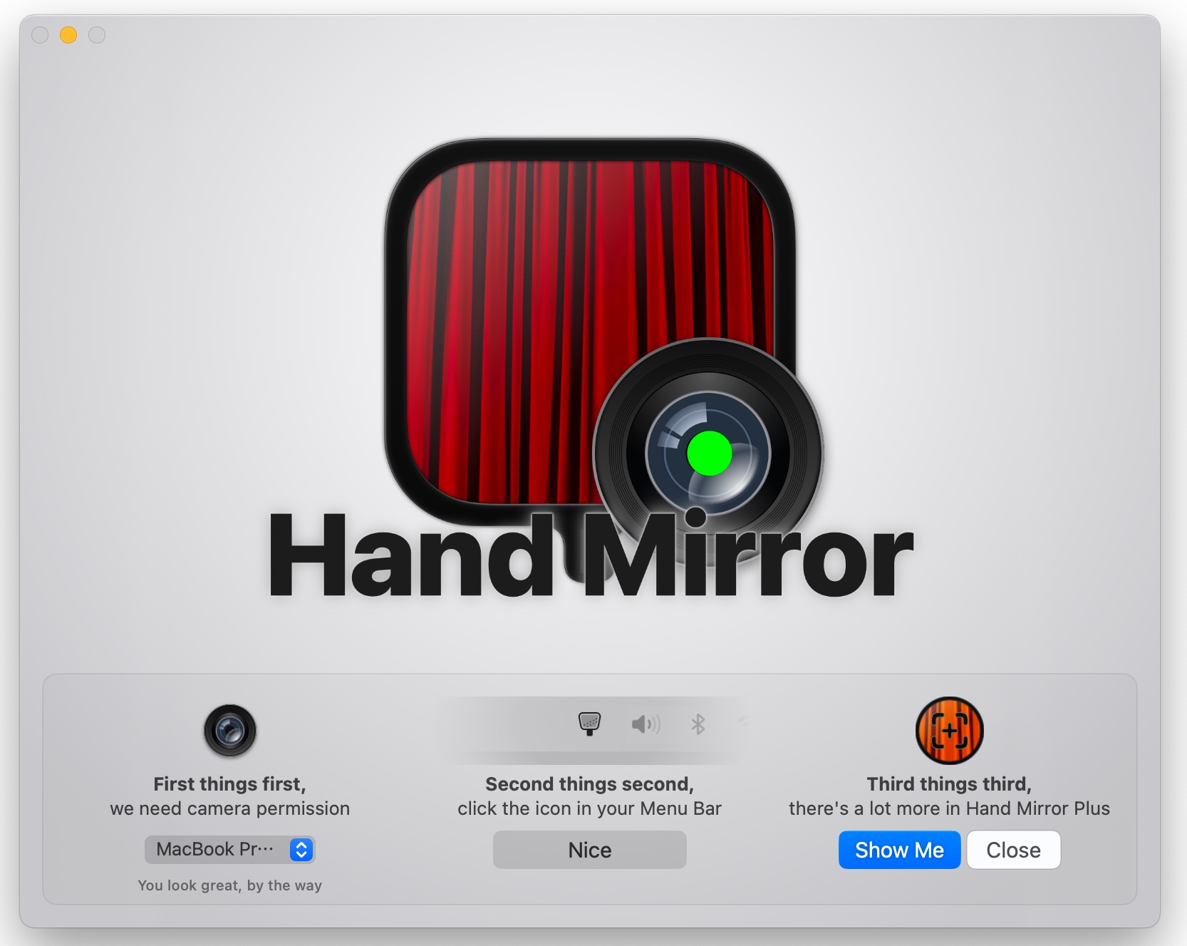 Macのカメラを鏡代わりに使える「Hand Mirror」 | かぜくるナレッジ